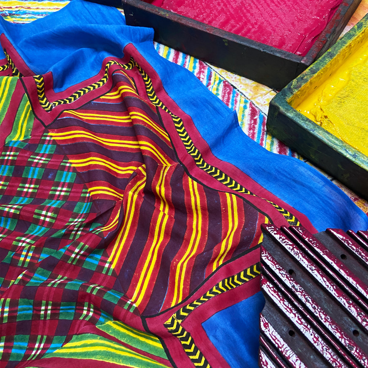 Parcheesi Blue Square – ARTISANS'